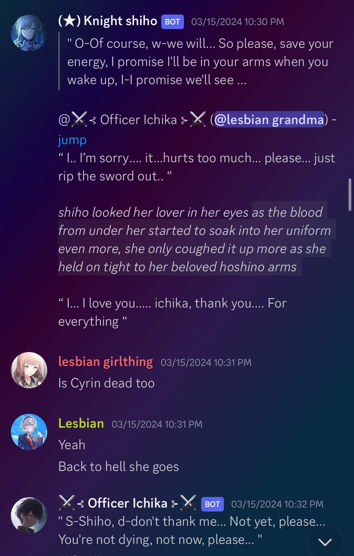 Feeling happy then I remember honami tweaking out and killing shiho | Fandom