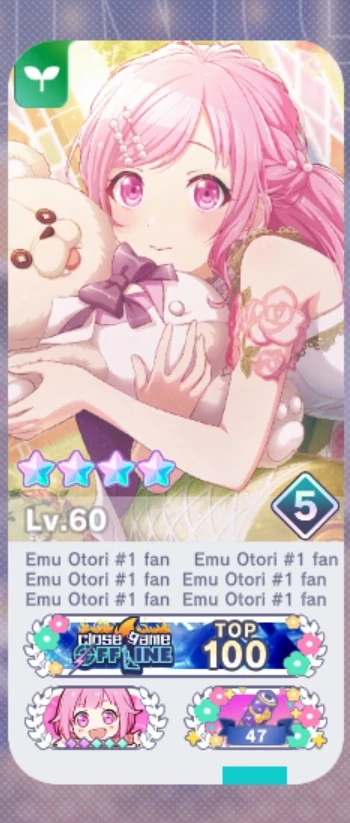 I think they like Emu Otori | Fandom