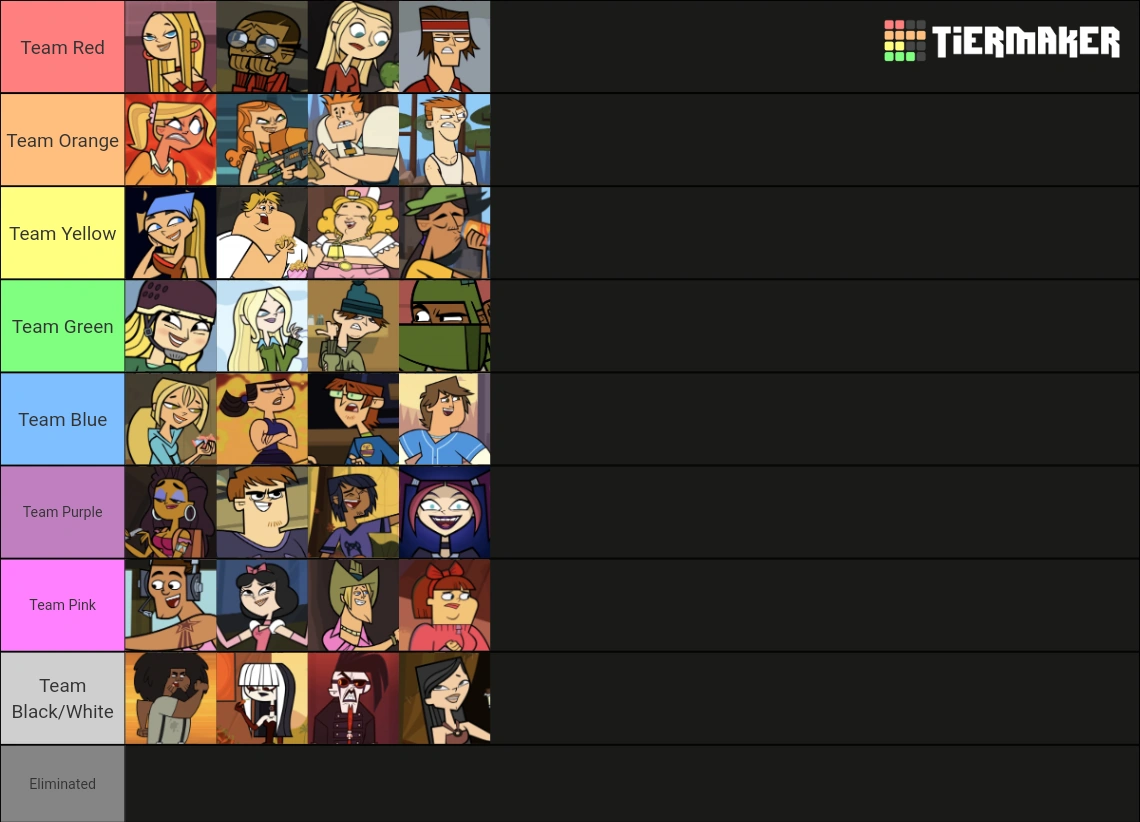 Total Drama Battle Of Colors Viewer Vote Ep 1 | Fandom