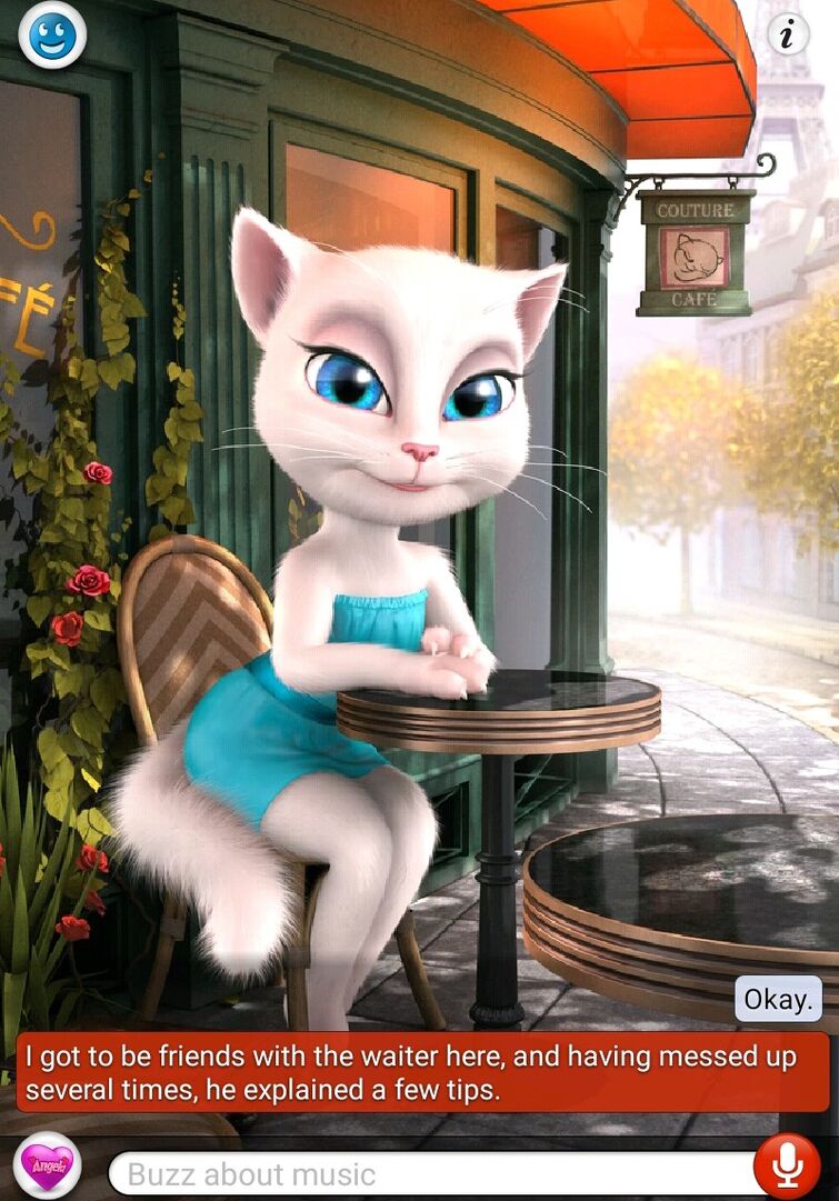 What's this Talking Angela version with clothes but with chat and the ...