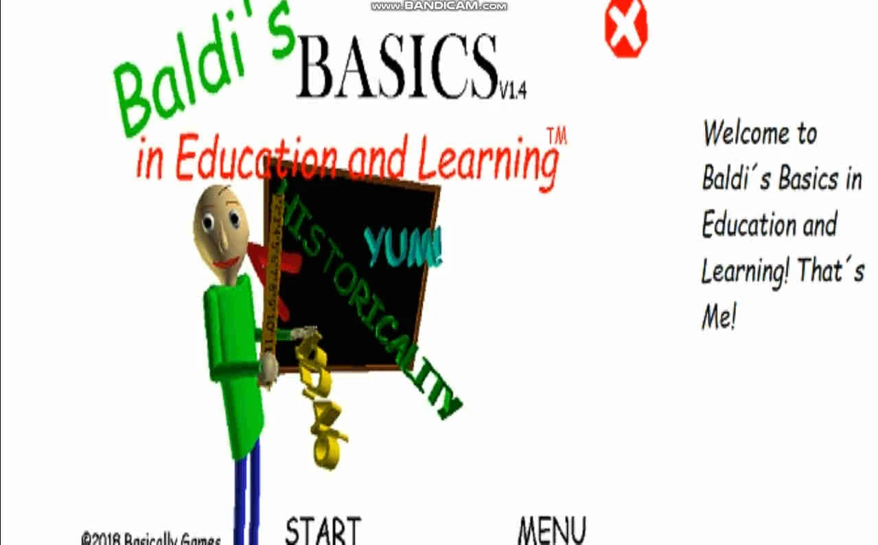 Baldi´s basics classic intro, but it´s verbose | Fandom