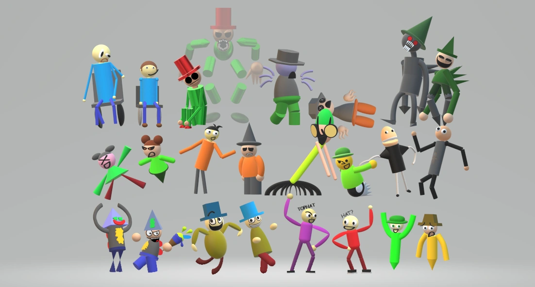 Here is a collection of Characters I made comparing them to my previous ...