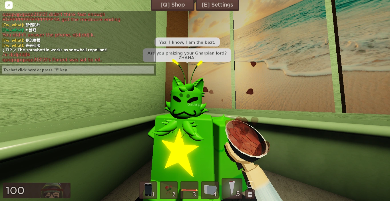 I took a some screenshots for Old Gnarpy design... | Fandom