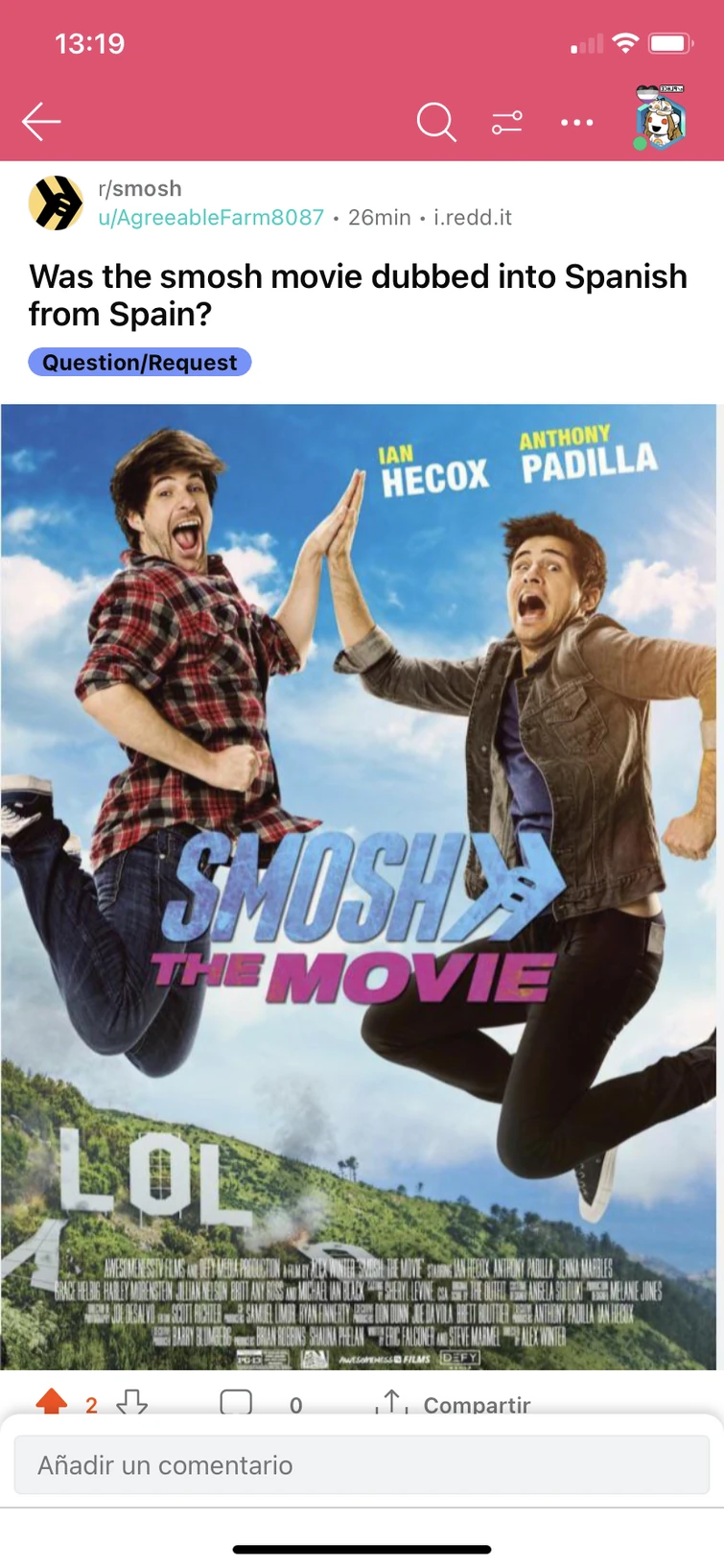 El doblaje en castellano de la película smosh | Fandom