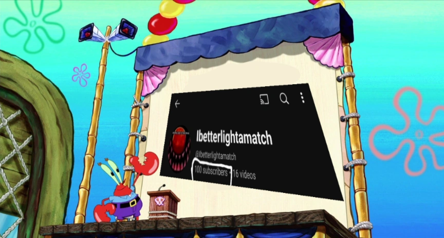 Remember in the SpongeBob Movie where Mr Krabs announcements me as the ...