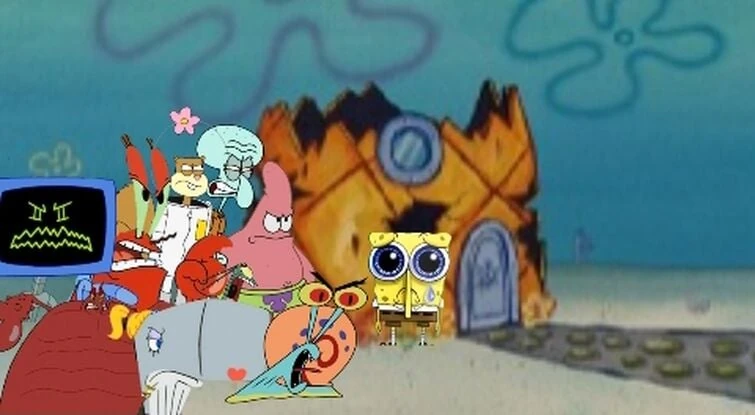 LEAVE SPONGEBOB ALONE IF NOT THEN I SEND SQUIDWARD | Fandom