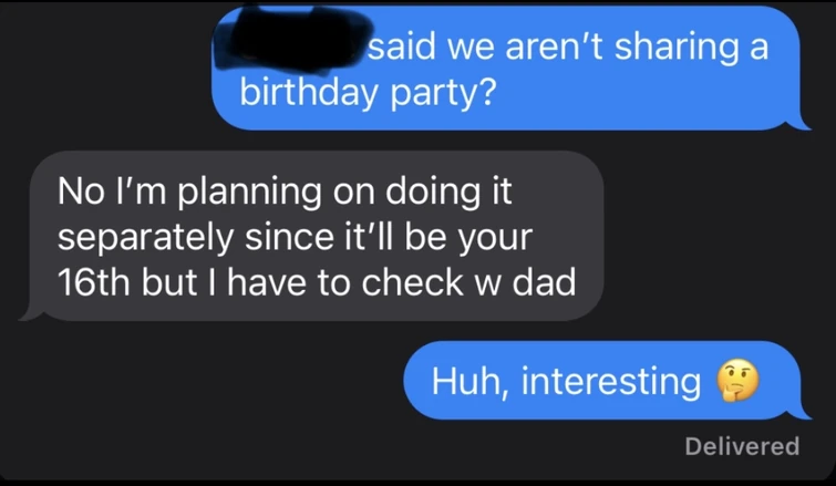 Omg I’m getting my own birthday party for the first time in a few years ...