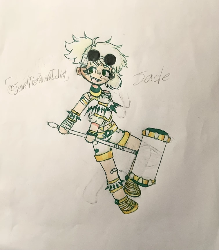 Drawing Jade Then -> Now | Fandom