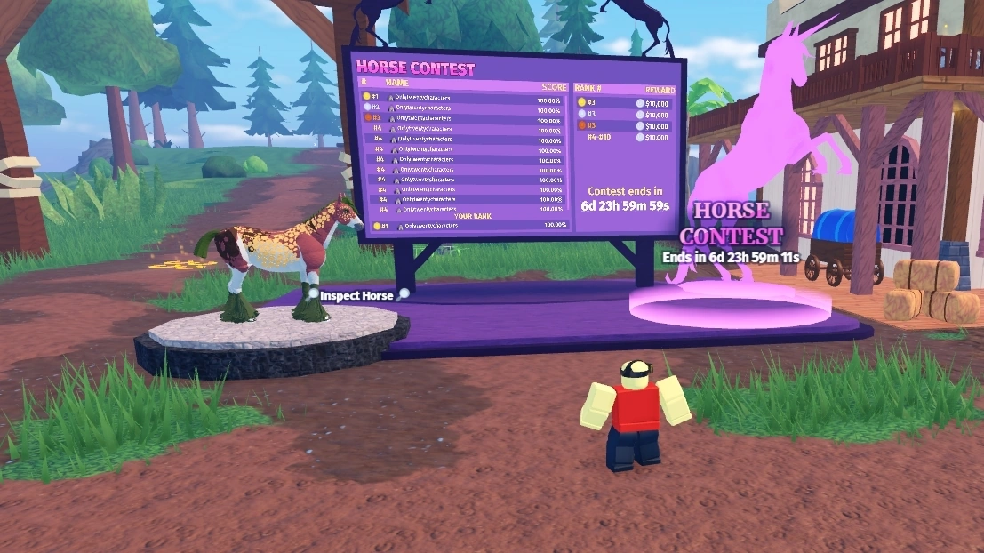 Horse contests WIP from the developers 🤩 | Fandom