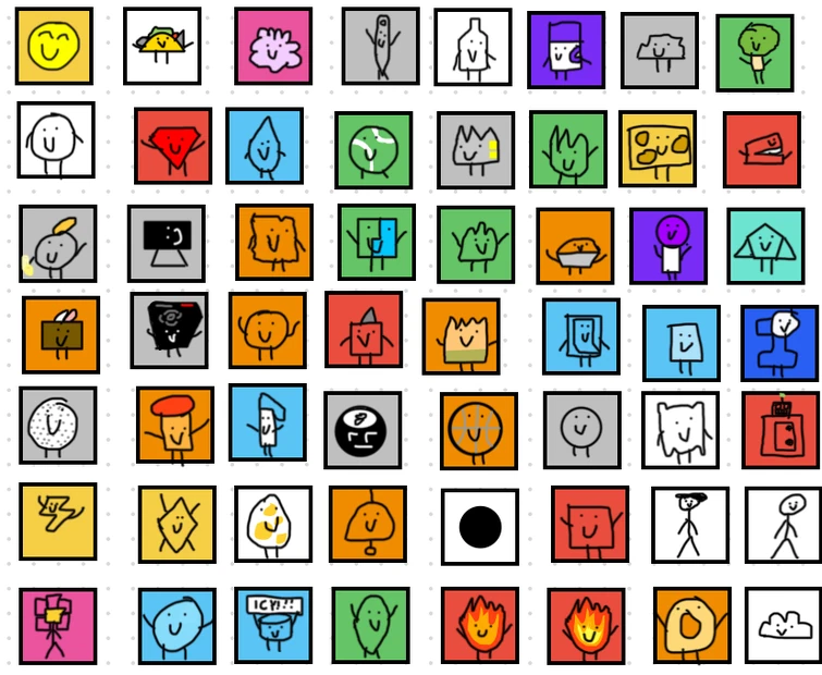 Bfb voting cards but the assets are pretty bad (56/64) #10 | Fandom