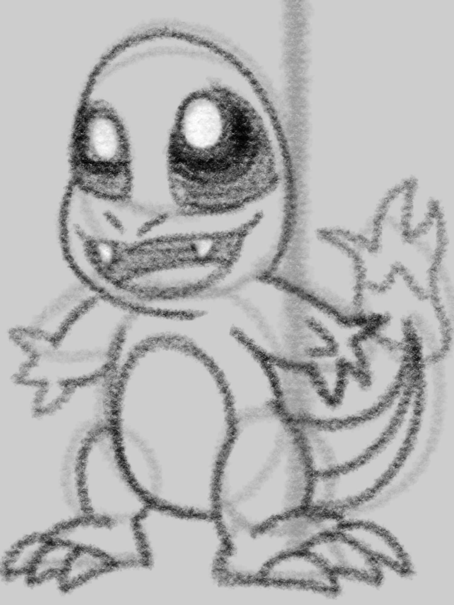 My simple digital sketch of Charmander | Fandom