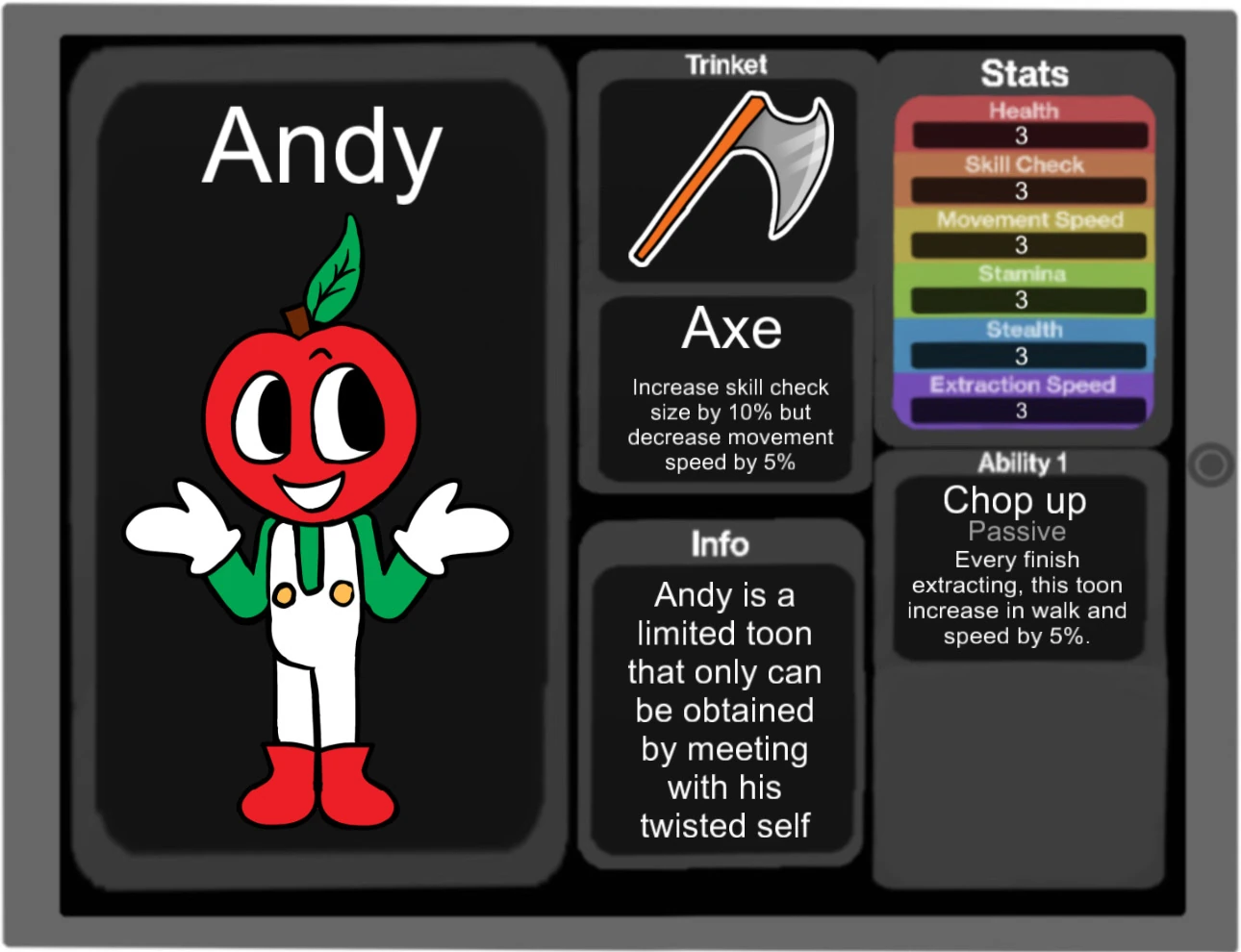 Andy’s Apple farm x dandy’s world collab concept: new toon and trinket ...