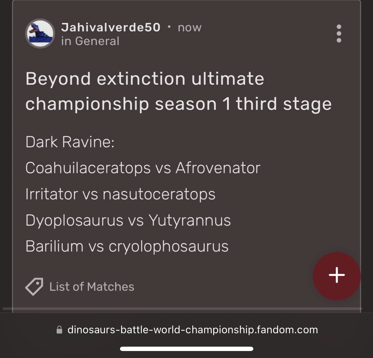 Beyond extinction ultimate championship season 1 third stage | Fandom