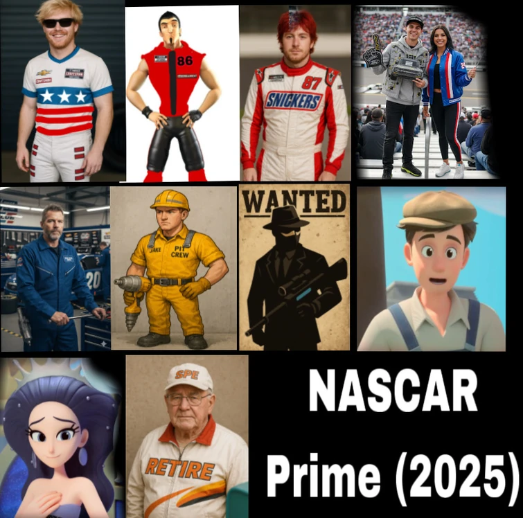 Alex & Black Diamond are licensed characters for NASCAR prime (2025 ...