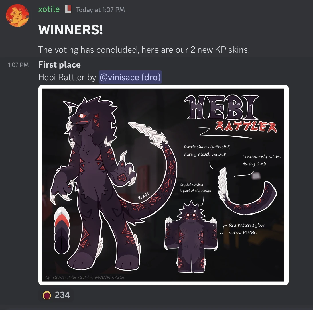 so there was a kp skin contest on discor d and these are the winners ...