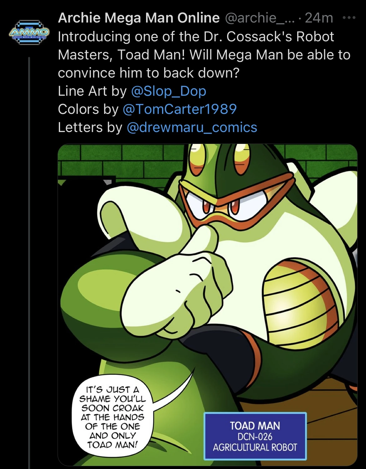 AMMO posted Toad Man | Fandom