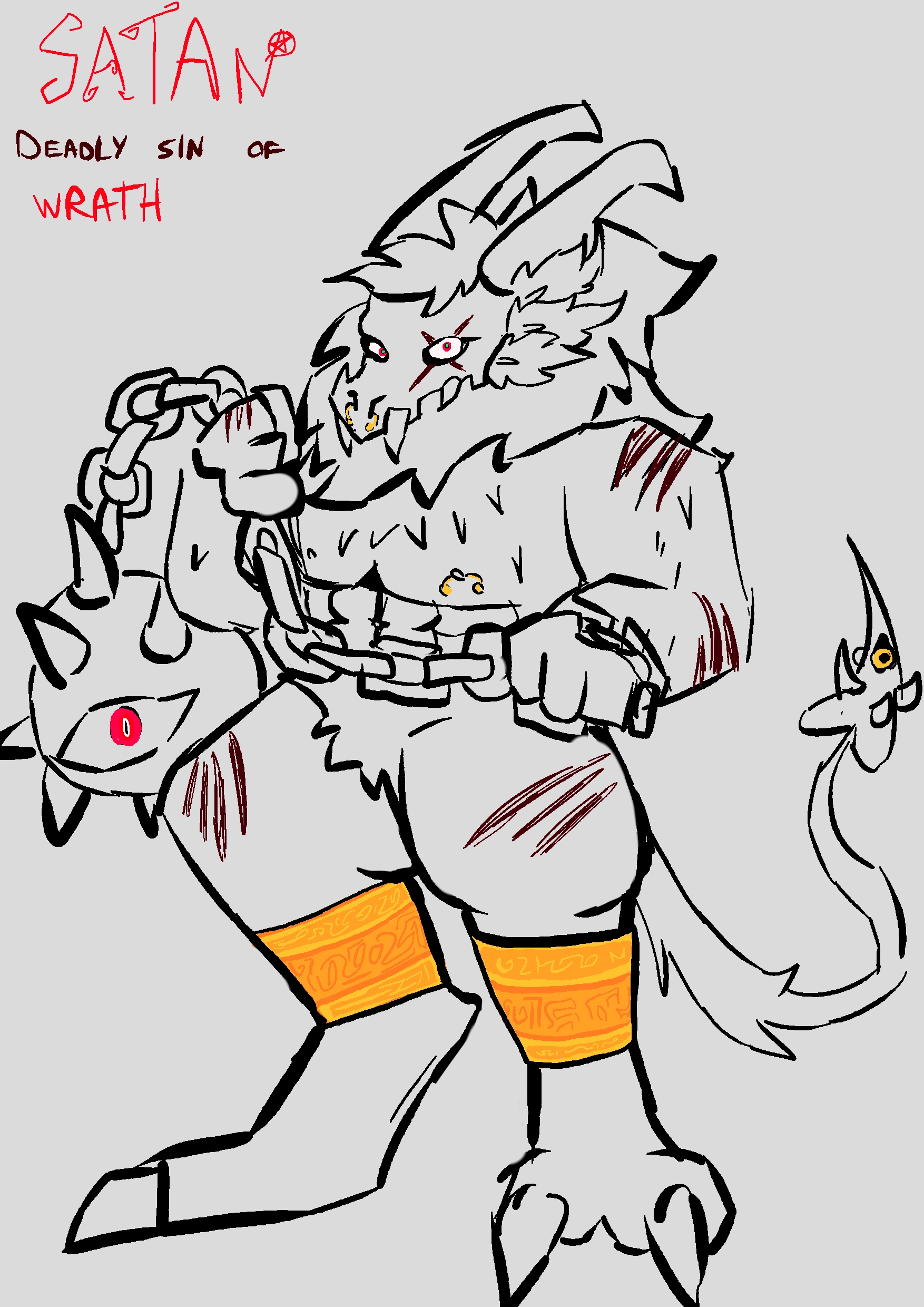 SATAN - Deadly sin of Wrath (he lookin kinda-) | Fandom