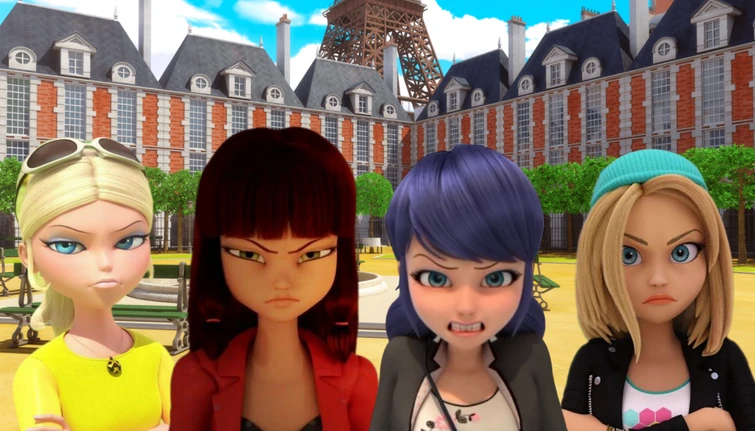 Lila And Marinette And Chloe And Zoe Background Edit | Fandom