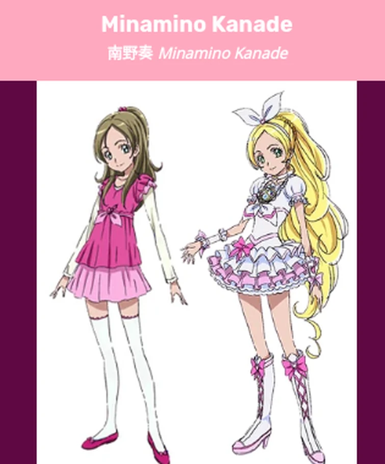 precure characters but just the ones with the same names as pjsk ...