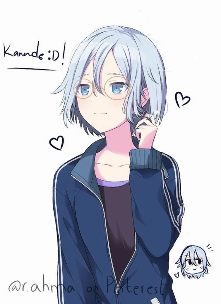 Kanade with short hair and glasses | Fandom