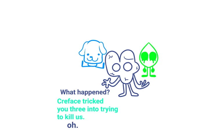 BFDI Horrorverse Competition Show Definitive Episode 14c - Creface.HTML ...