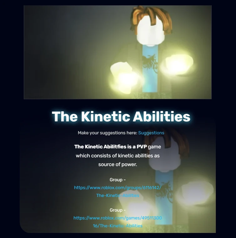 Discuss Everything About The Kinetic Abilities Wiki | Fandom