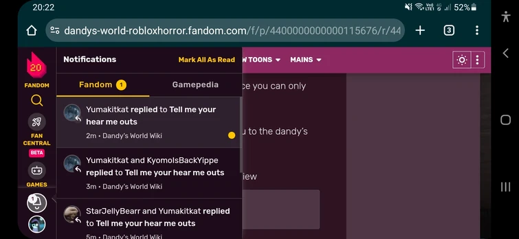 WHY TF ISNT MY NOTIFICATIONS WORKING💔💔 | Fandom