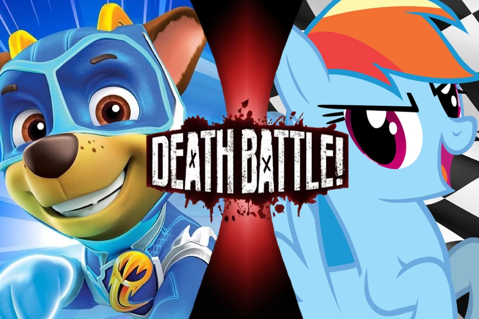 Chase Vs. Rainbow Dash! (Paw Patrol Vs. My Little Pony) | Fandom