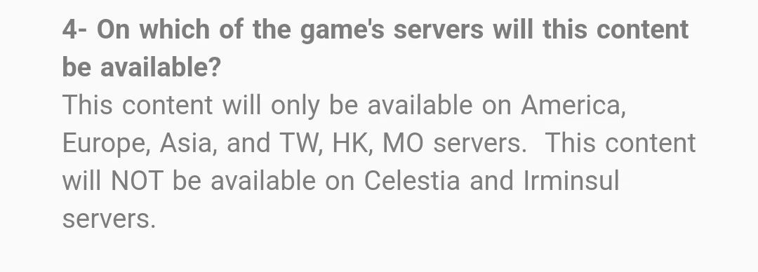 Celestia and Irminsul servers? | Fandom