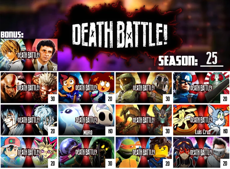 Predictions for Death Battle '25 & '26 (UPDATE) | Fandom