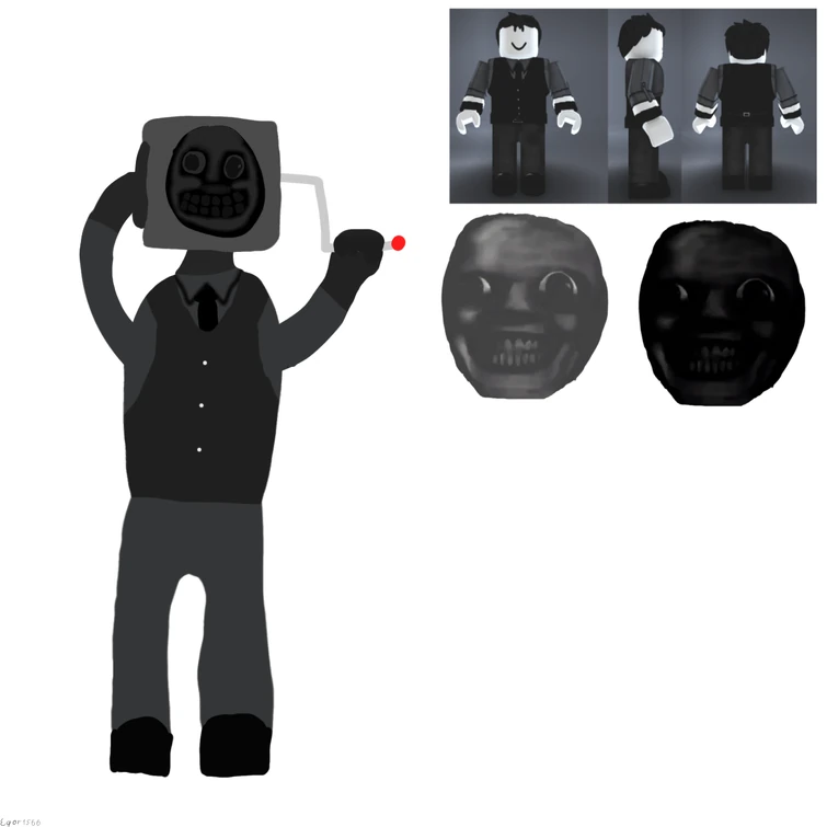 i made a humanoid gjinka of the proxy nextbot (they have a jack in the ...