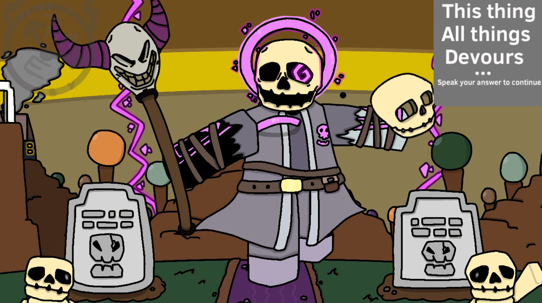 Nothing better to do so take this art of Yorick from Doomspire Defense | Fandom