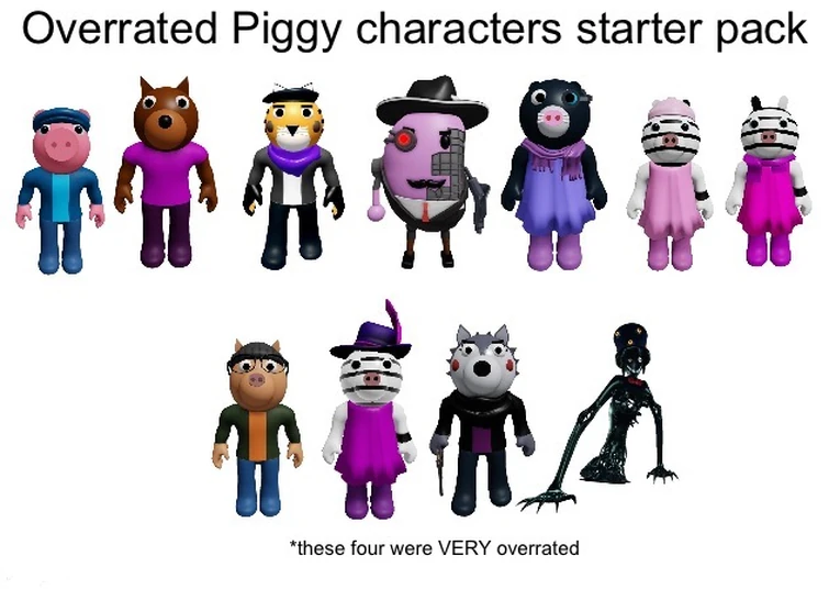Overrated Piggy characters starter pack | Fandom