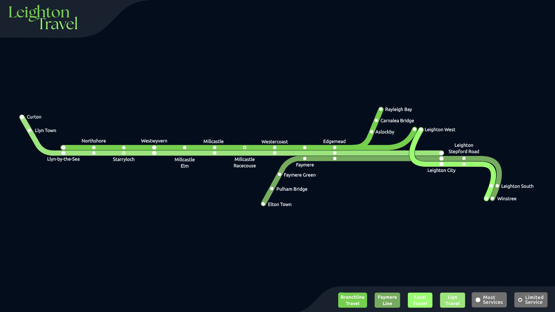 Leighton Travel map but in SCR style! | Fandom