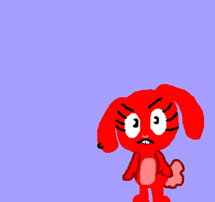 My sister's new OC: Evil-Leafy the rabbit. | Fandom