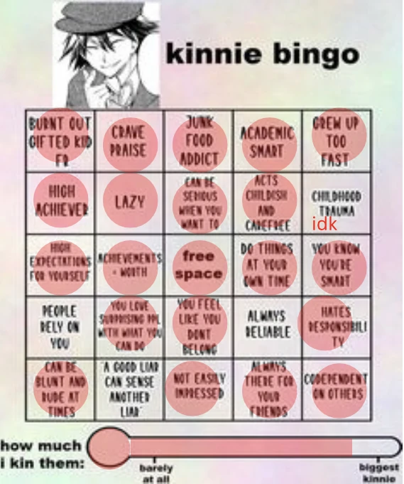 these kinnie bingos getting a lil too relatable | Fandom
