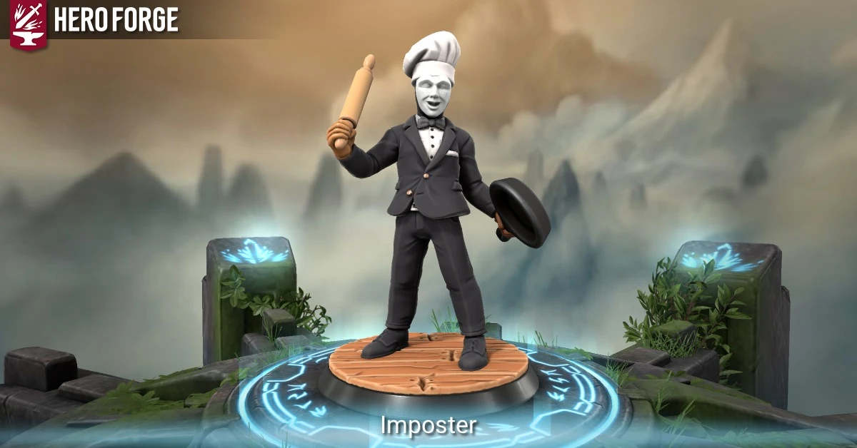 Imposter Pizza Guy in HeroForge | Fandom