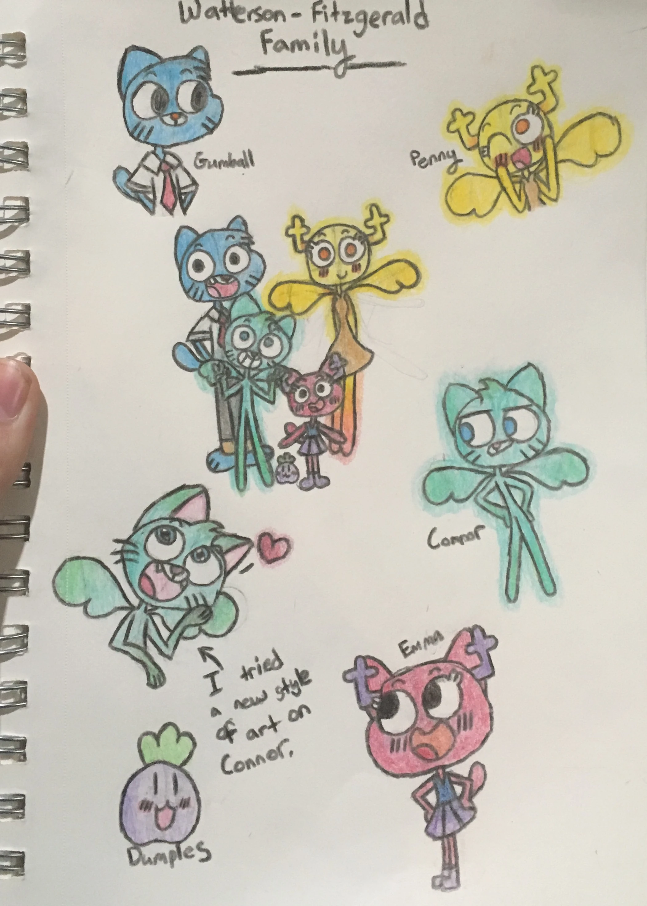 Gumball’s future family (colored version) | Fandom