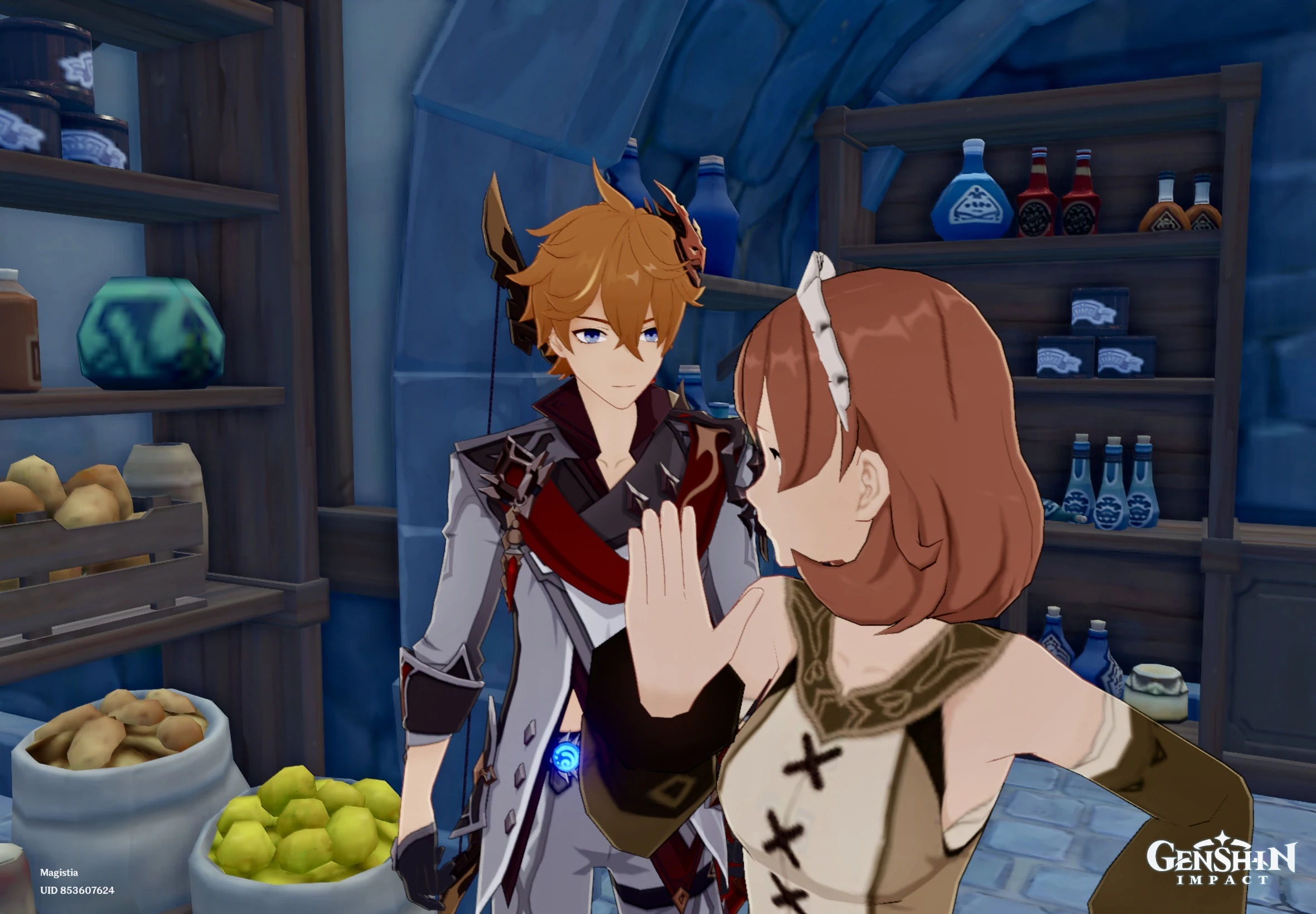 Day 2 of TCG (ft. Tartaglia): "Hey girlie, fight me in a card battle ...