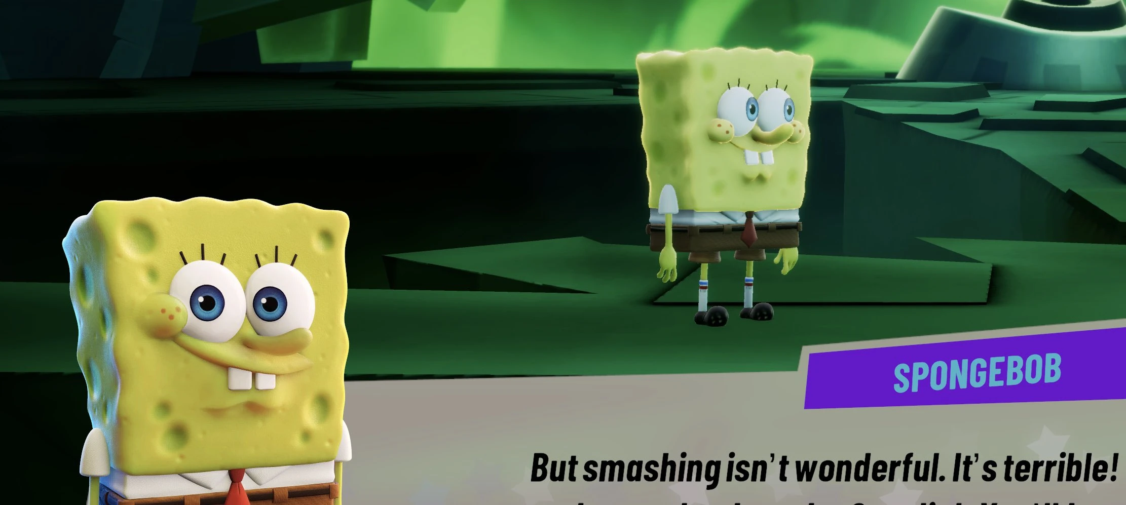 SpongeBob makes fun of Super Smash Bros. in Nickelodeon All-Star Brawl ...