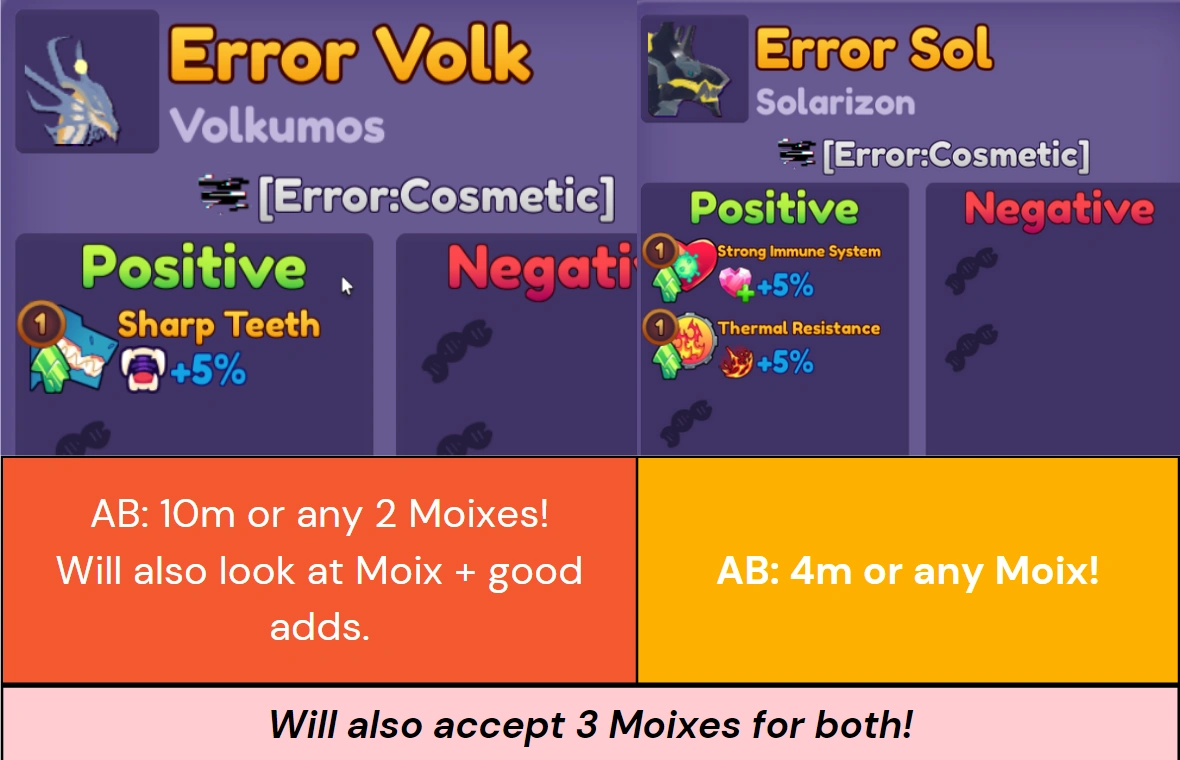 Trading Error Volk + Sol! | Fandom