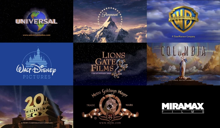 Nine Major Film Studios from 1997-2003 OS logos | Fandom
