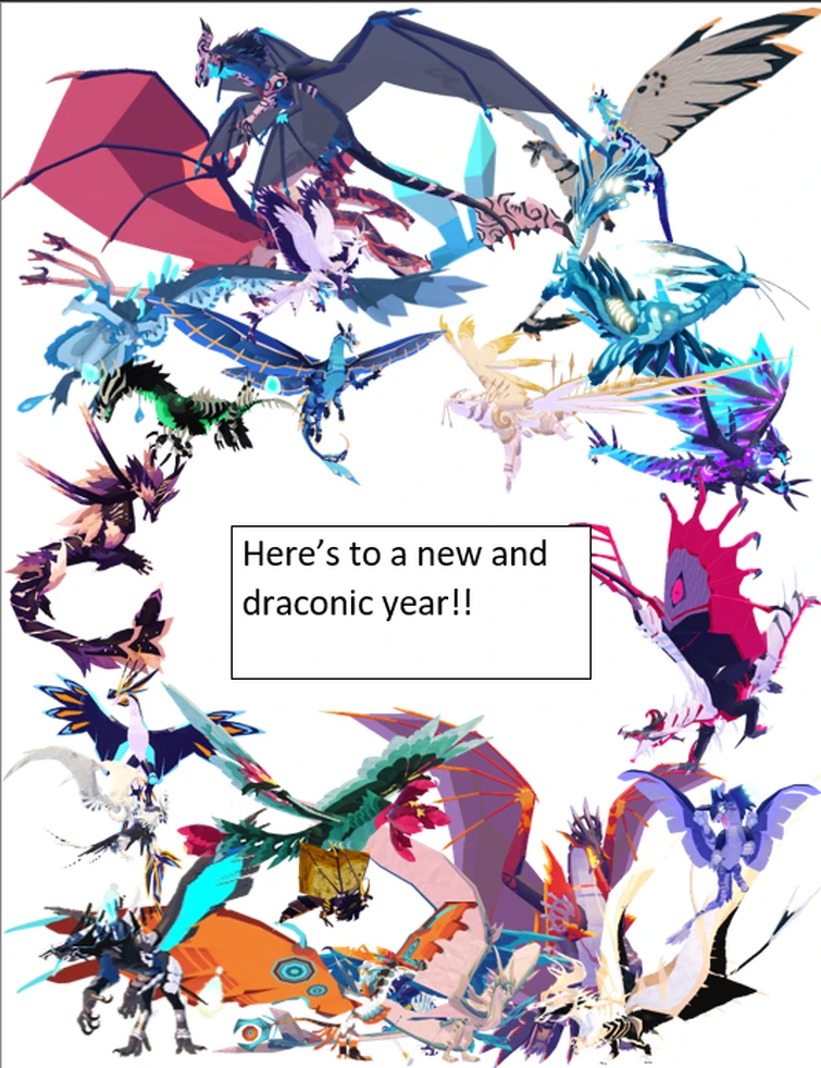 I put a whole smorgasbord of cos's dragons and wyverns on these | Fandom