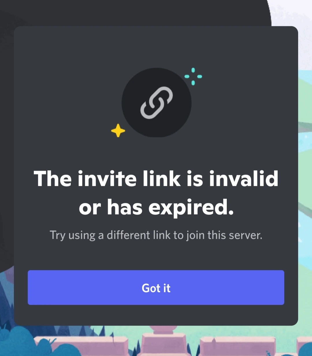 Why does my dis say this when I'm trying to join the official bss dis? | Fandom