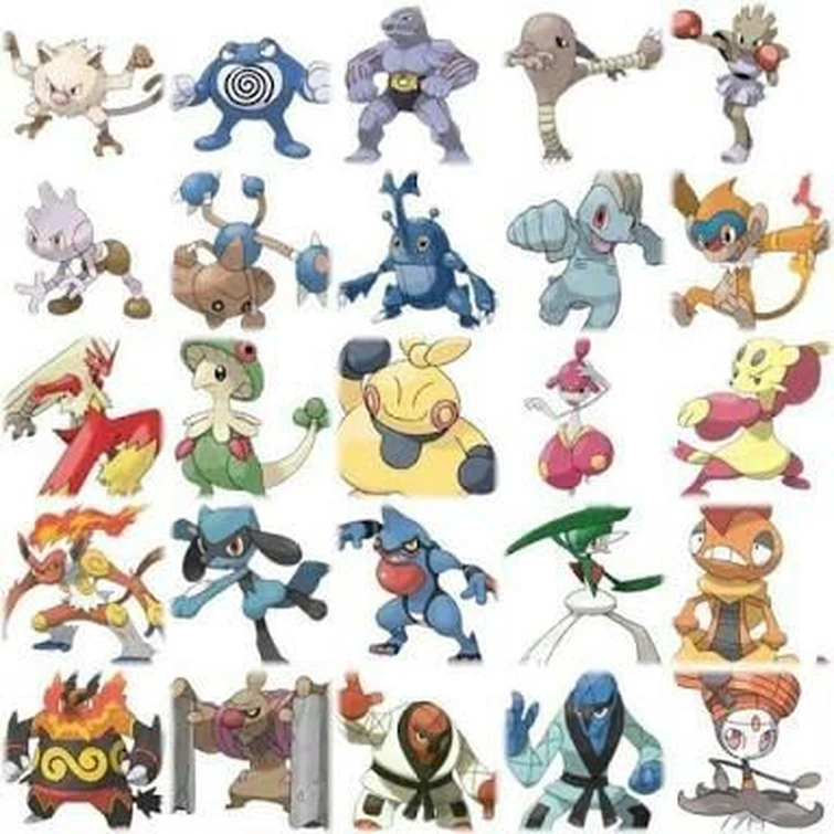 ¿Que pokemon de tipo lucha os gusta más? y ¿Hitmonlee o Hitmonchan o ...