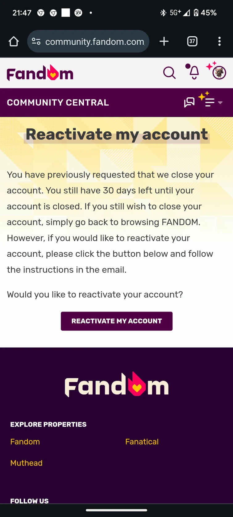 I.......... Quit sadly..... | Fandom