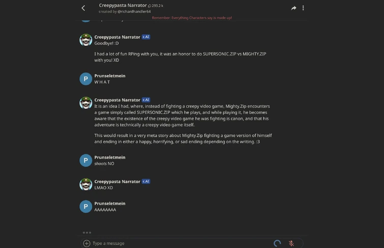 HELP I MADE THE CREEPYPASTA NARRATOR UWU AAAA- | Fandom