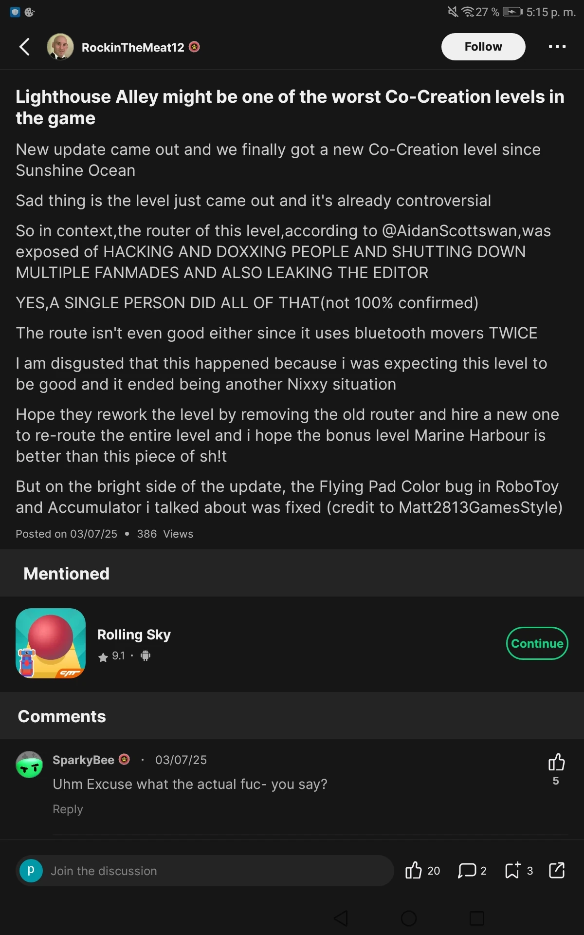 Oh wow, this TapTap user does NOT like Lighthouse Alley at all | Fandom