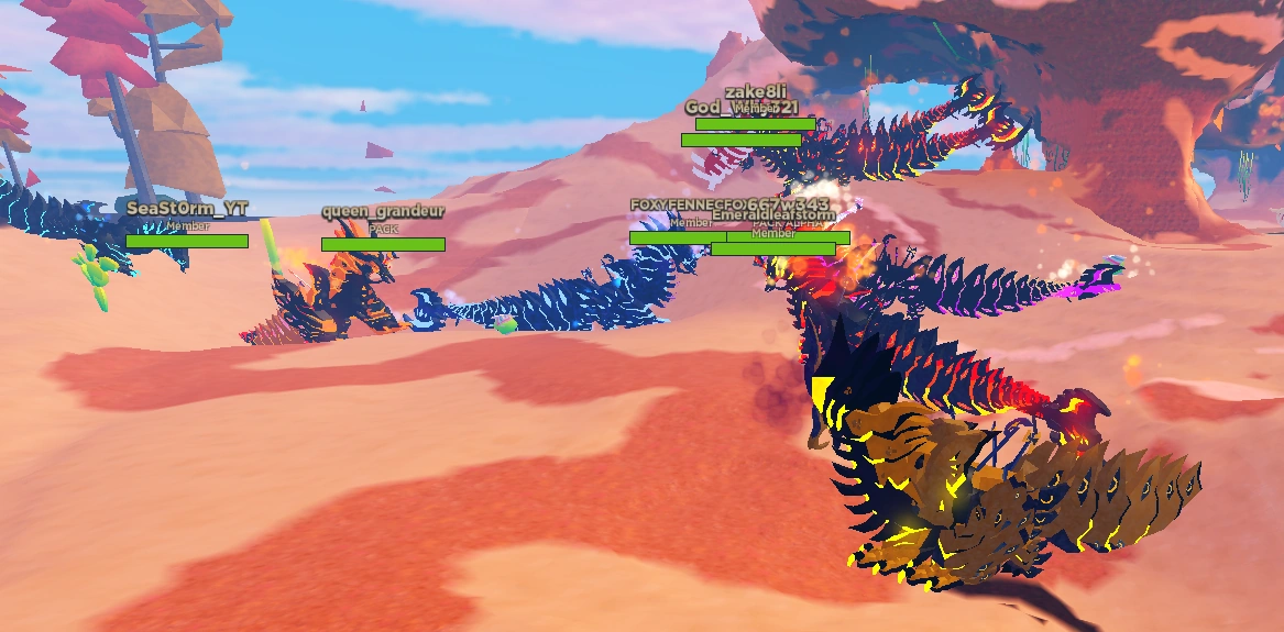 imagine being in oasis and you see 8 fire lizards come at you | Fandom