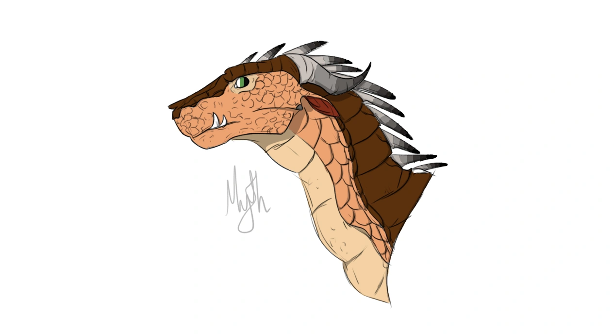 Here's my MudWing oc Landslide :) | Fandom